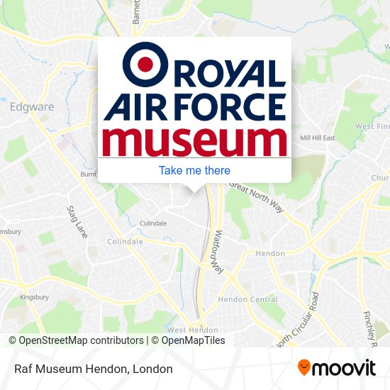 How to Get to Raf Museum Hendon in Mill Hill by Bus, Train or Tube?