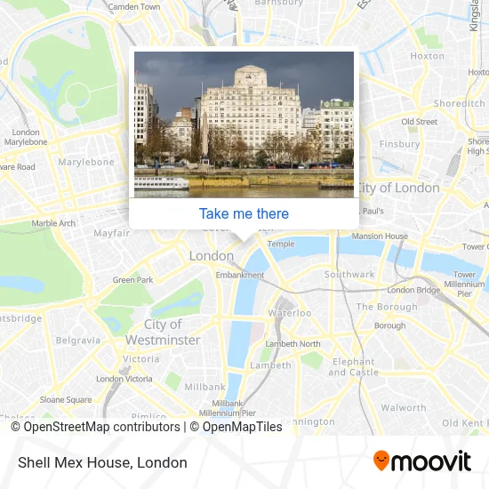 How to Get to Shell Mex House in Covent Garden by Bus, Train or DLR?