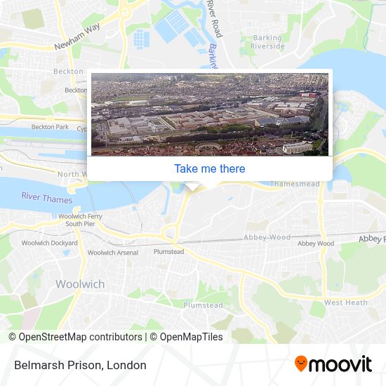 How to Get to Belmarsh Prison in Thamesmead by Bus, Train, DLR or Tube?