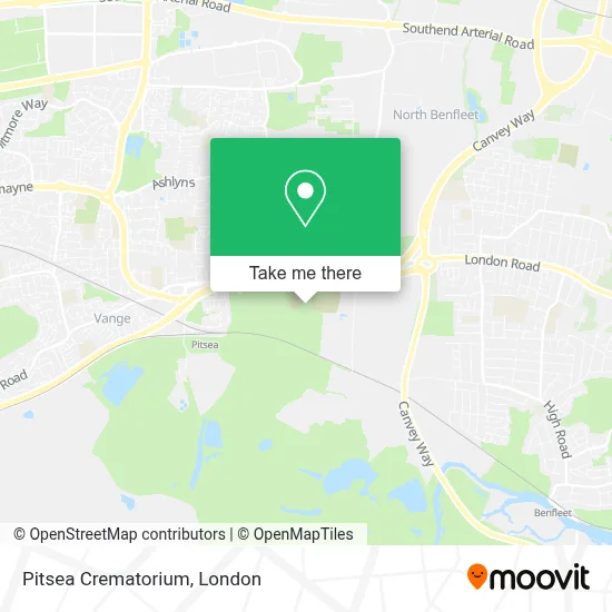 How to Get to Pitsea Crematorium in Basildon by Train?