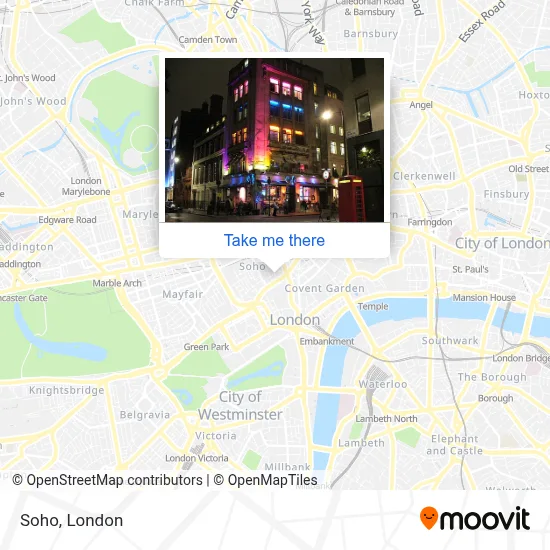 How to Get to Soho by Bus, Tube, Train or DLR?