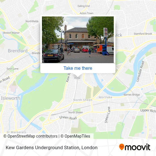 How to Get to Kew Gardens Underground Station by Tube, Bus or Train?