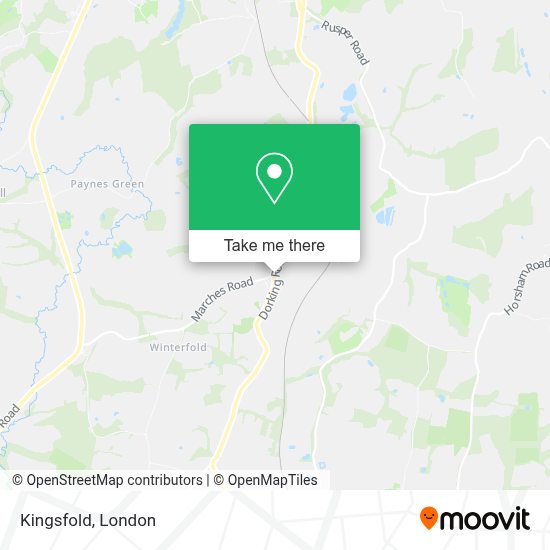How to Get to Kingsfold in Horsham by Bus or Train?