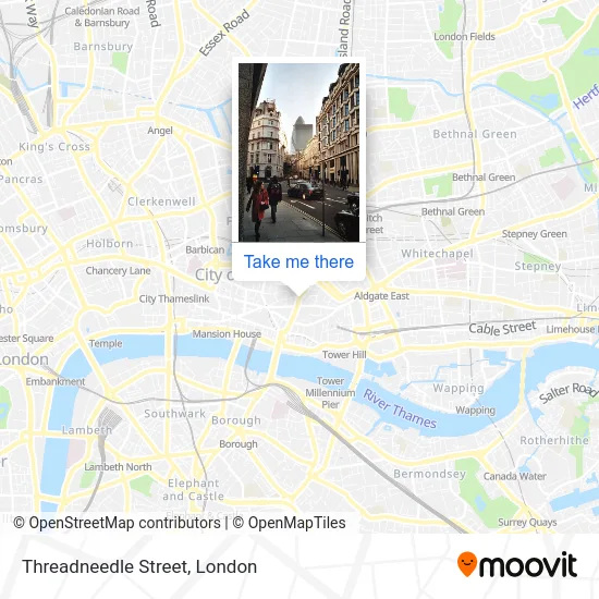 How to Get to Threadneedle Street in City Of London by Bus, Tube, Train ...