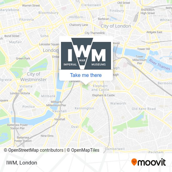 How to Get to IWM in Elephant & Castle by Bus, Train, Tube or DLR?