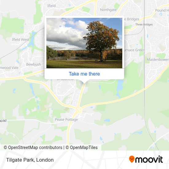 How to Get to Tilgate Park in Crawley by Bus or Train?