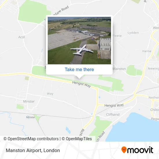 How to Get to Manston Airport in Ramsgate by Bus or Train?