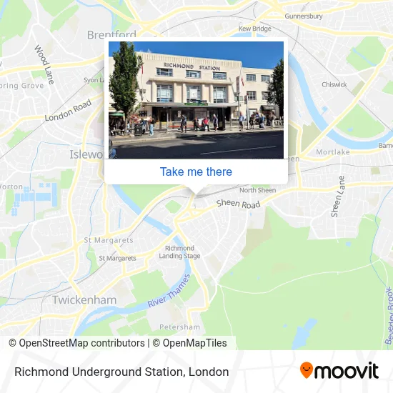 How to Get to Richmond Underground Station by Bus, Tube or Train?