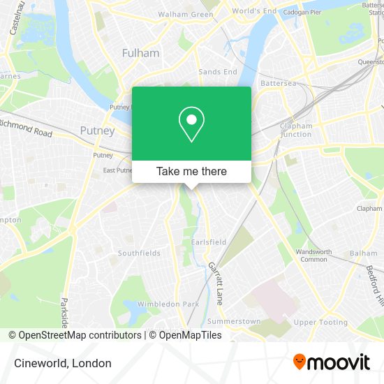 How to Get to Cineworld in Wandsworth by Bus, Train or Tube?