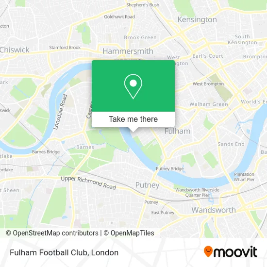 How to Get to Fulham Football Club by Bus, Train or Tube?