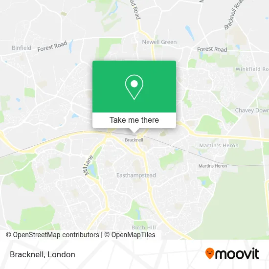 How to Get to Bracknell by Bus or Train?
