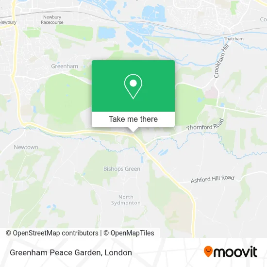 How to Get to Greenham Peace Garden in West Berkshire by Bus or Train?