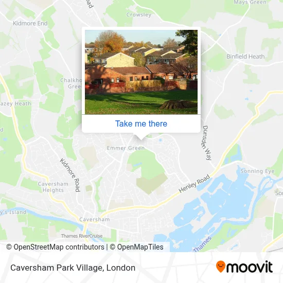 How to Get to Caversham Park Village in Reading by Bus or Train?