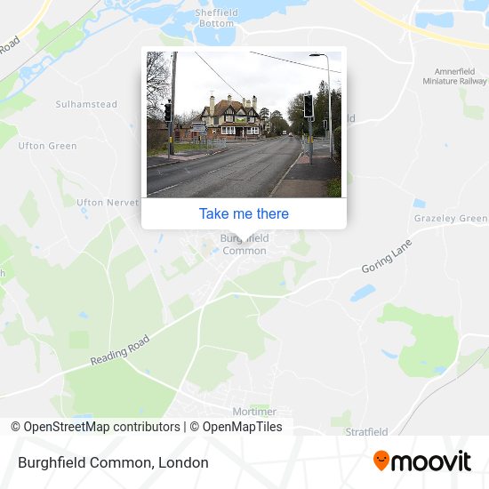 How to Get to Burghfield Common in West Berkshire by Bus or Train?