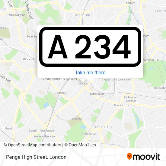 How to Get to Penge High Street by Bus, Train, Tramlink or DLR?