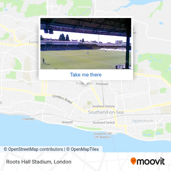 How to Get to Roots Hall Stadium in Southend-On-Sea by Bus or Train?