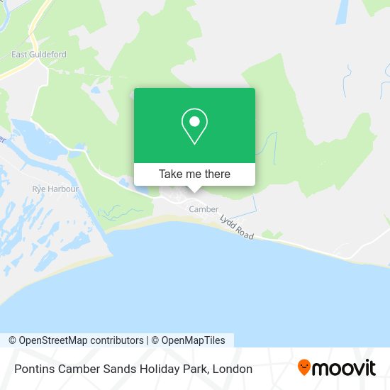 How to Get to Pontins Camber Sands Holiday Park in Rother by Bus or Train?