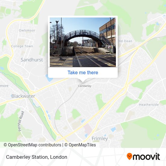 How to Get to Camberley Station by Bus or Train?