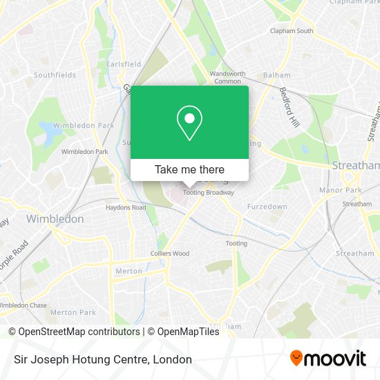 How to Get to Sir Joseph Hotung Centre in Tooting by Tube, Bus or Train?