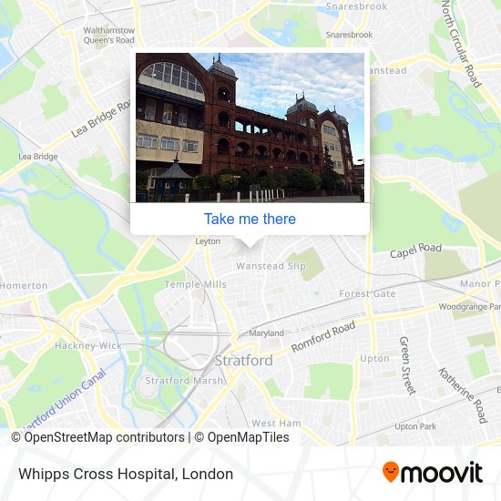 How to Get to Whipps Cross Hospital in Forest Gate by Bus, Train or Tube?