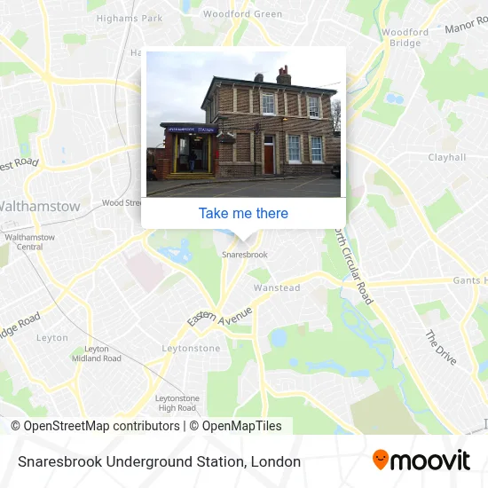How to Get to Snaresbrook Underground Station by Tube, Bus or Train?