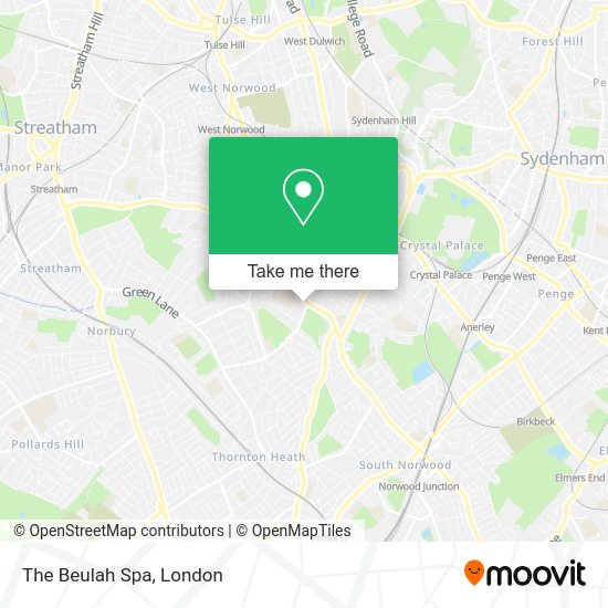 How to Get to The Beulah Spa in Norwood by Bus, Train or Tube?