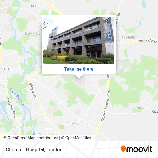 How to Get to Churchill Hospital in Oxford by Train?