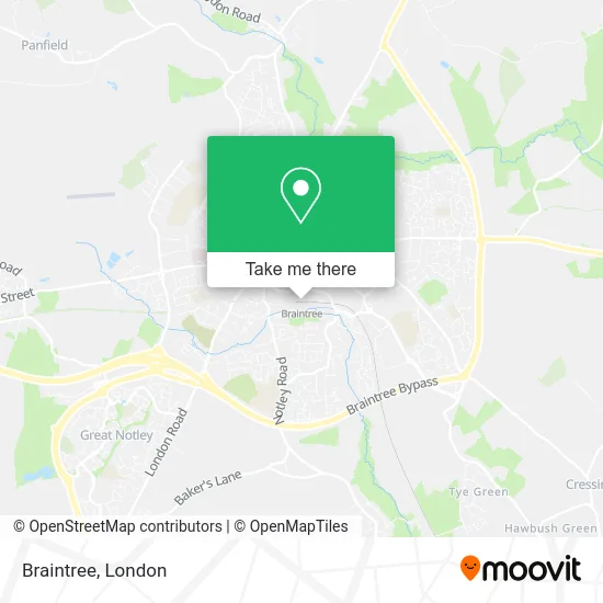 How to Get to Braintree by Bus or Train?