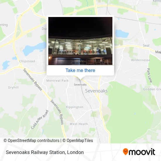 How to Get to Sevenoaks Railway Station by Bus or Train?