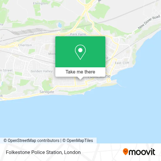 How to Get to Folkestone Police Station in Shepway by Bus or Train?