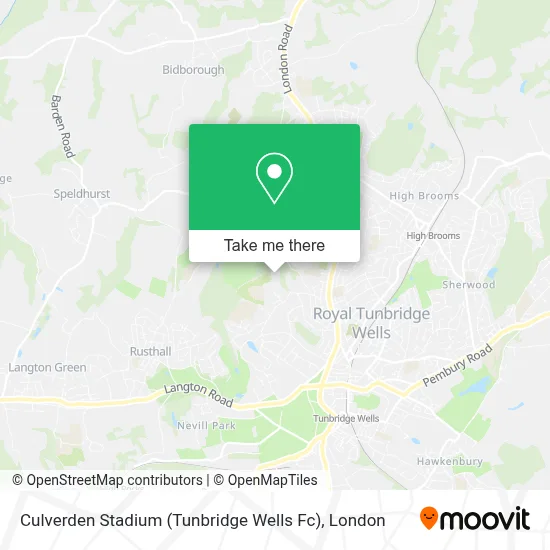 How to Get to Culverden Stadium (Tunbridge Wells Fc) in Royal Tunbridge ...