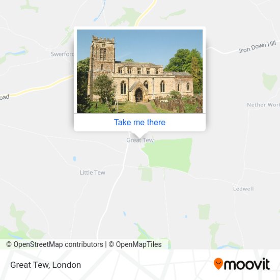 How to Get to Great Tew in West Oxfordshire by Bus or Train?