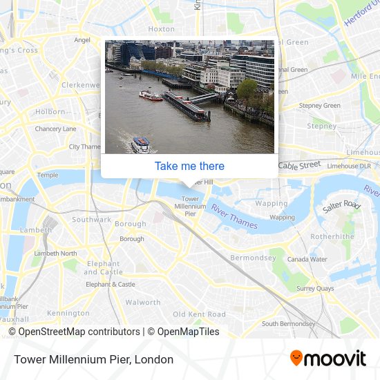How to Get to Tower Millennium Pier in Wapping by Tube, Bus or Train?