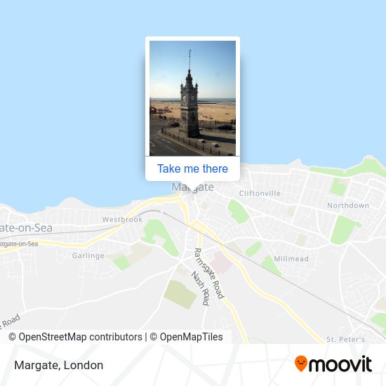 How to Get to Margate by Bus or Train?