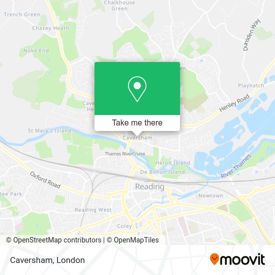 How to Get to Caversham in Reading by Bus or Train?