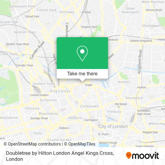 How to Get to Doubletree by Hilton London Angel Kings Cross in ...