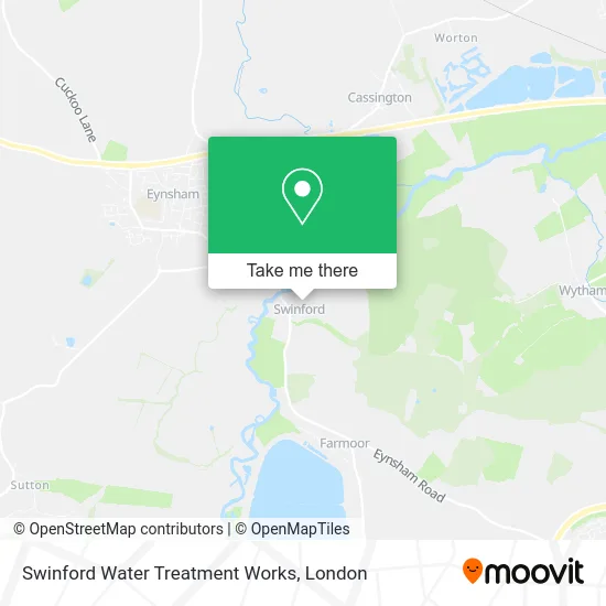 How to Get to Swinford Water Treatment Works in Vale Of White Horse by ...