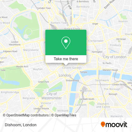 How to Get to Dishoom in Covent Garden by Tube, Bus, Train or DLR?