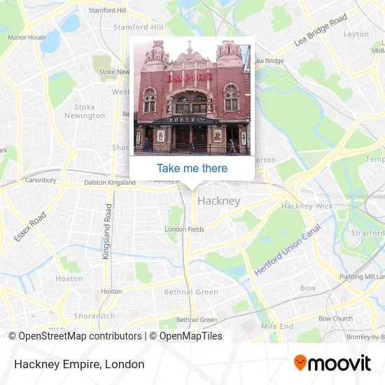 How to Get to Hackney Empire by Train, Tube or Bus?