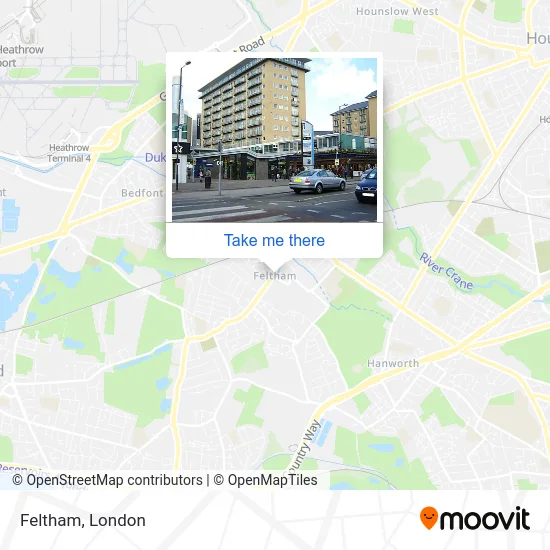 How to Get to Feltham by Bus, Train or Tube?