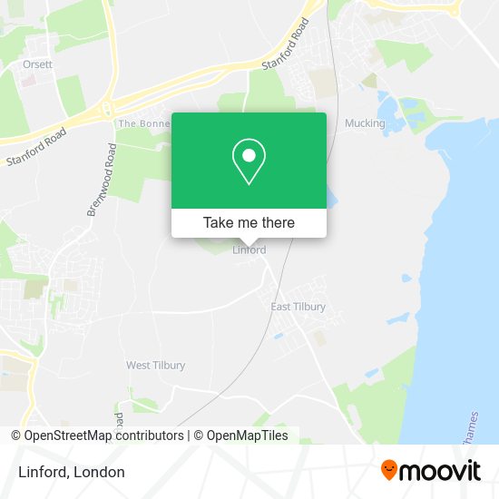 How to Get to Linford in Thurrock by Bus or Train?