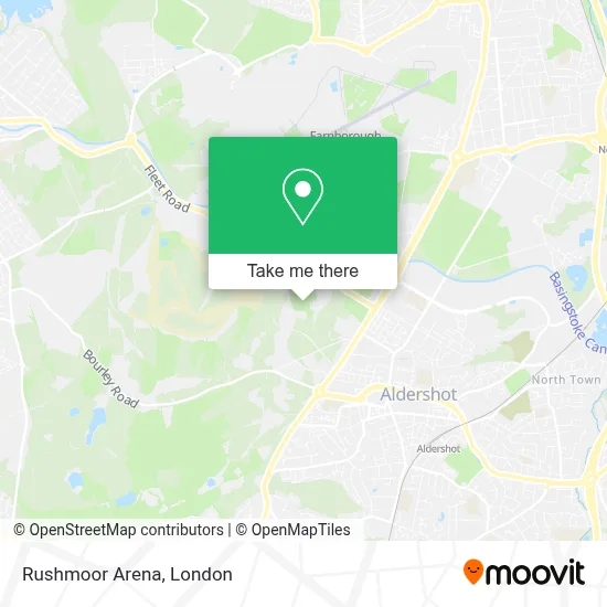How to Get to Rushmoor Arena by Train or Bus?