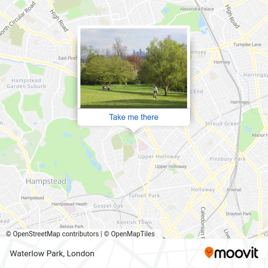 How to Get to Waterlow Park in Highgate by Bus, Tube, Train or DLR?