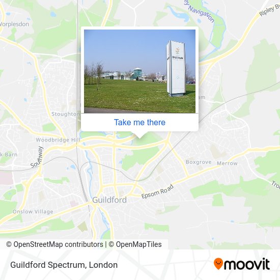 How to Get to Guildford Spectrum by Bus or Train?