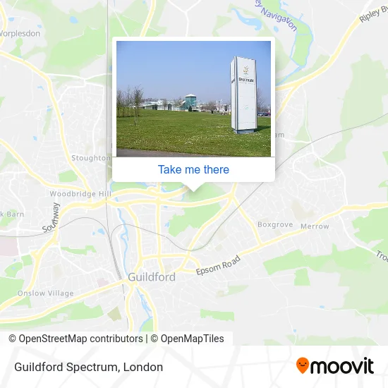 How to Get to Guildford Spectrum by Train or Bus?