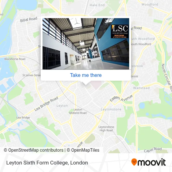 How to Get to Leyton Sixth Form College in Upper Walthamstow by Bus ...