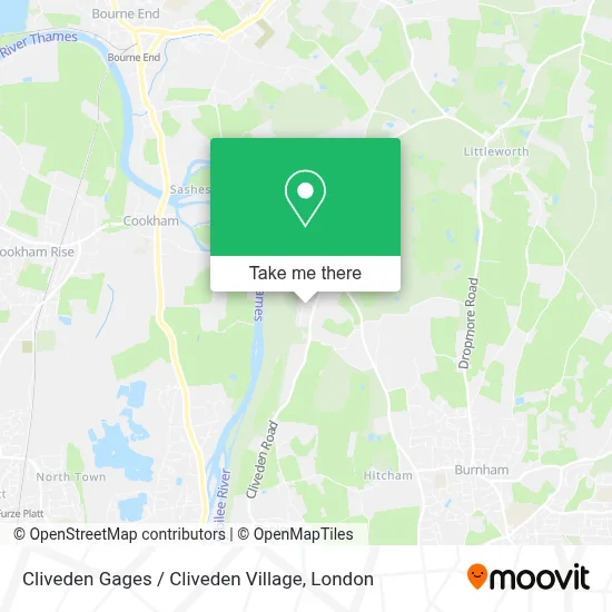 How to Get to Cliveden Gages / Cliveden Village in South Bucks by Bus ...