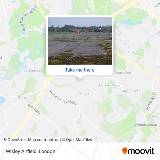 How to Get to Wisley Airfield in Guildford by Bus or Train?