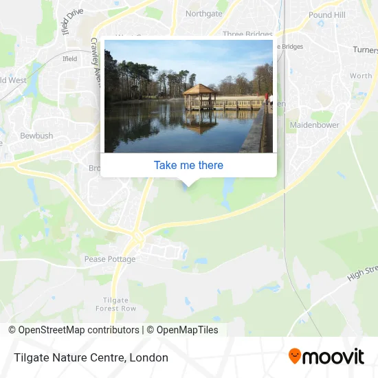 How to Get to Tilgate Nature Centre in Crawley by Train or Bus?