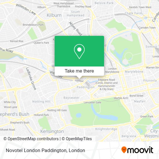 How to Get to Novotel London Paddington in Royal Oak by Bus, Tube ...